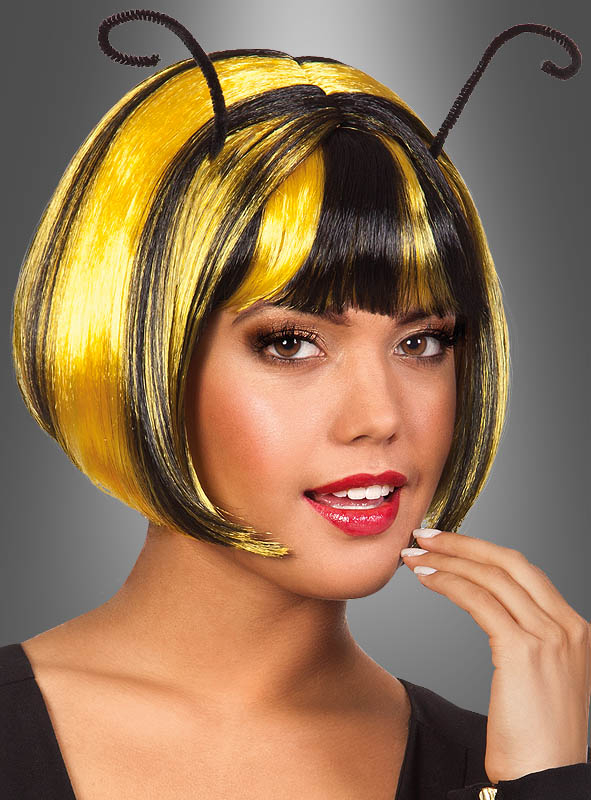 Bee Wig black yellow buyable at » Kostümpalast.de