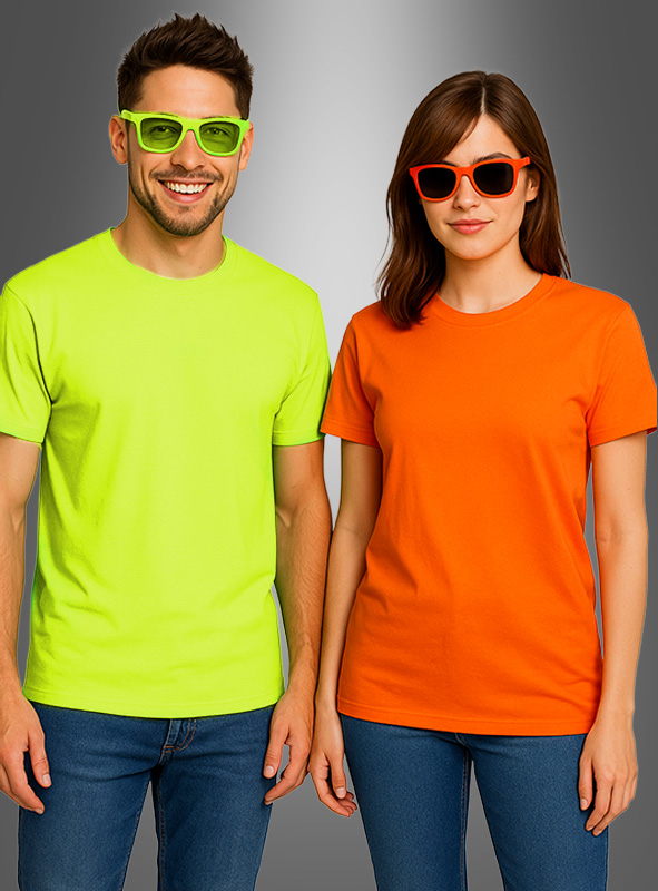 Neon Shirts for Women and Men buy here » Kostümpalast