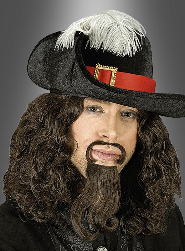 Musketier Hut mit Federn » Kostümpalast