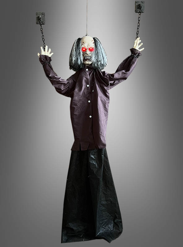 Life-size Zombie in Chains Halloween Deco » Kostümpalast