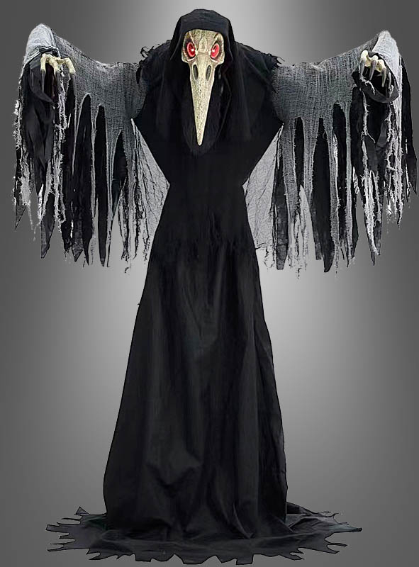 Crow Ghost Animatronic Figure Halloween Decoration
