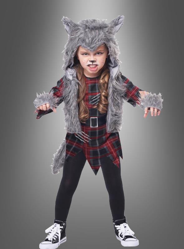 Werewolf Costume for Girls 98-104 » Kostümpalast.de