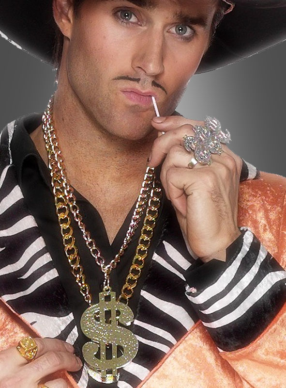 Dollar Chain Pimp Medallion » Kostümpalast.de