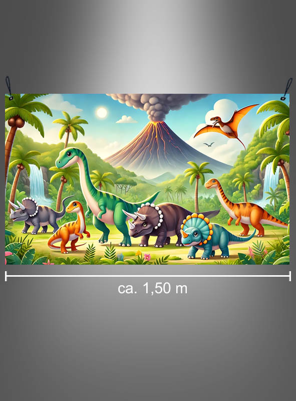 Kinder Dino Fotowand Deko hier bei » Kostümpalast